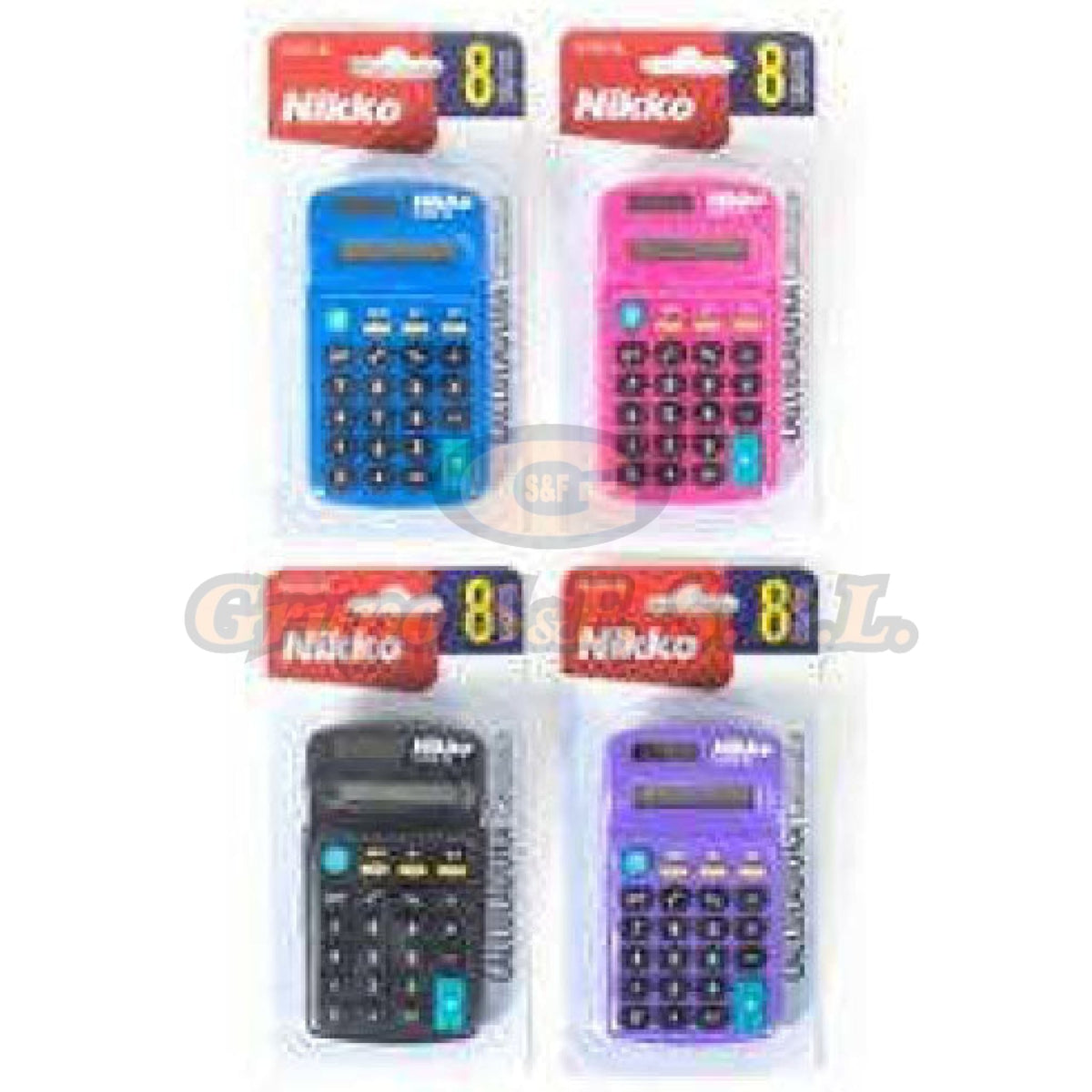 CALCULADORA NIKKO 8DIG. CD402-BL