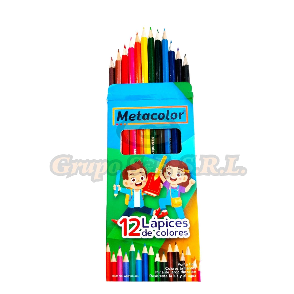 LAPIZ COLOR 12/1 LARGO METACOLOR